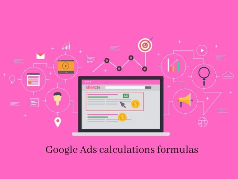How to calculate cost of Adwords – Google Ads calculations formulas